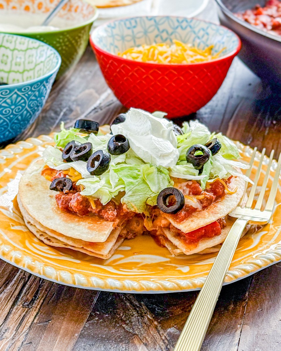 Stacked Tacos - Real Mom Kitchen - Recipes