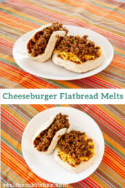 Cheeseburger Flatbread Melts - Real Mom Kitchen