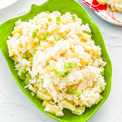 Easy Pineapple Rice Recipe for Tropical Flavors - Real Mom Kitchen - Sides