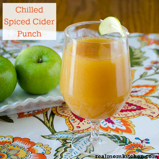 Chilled Spiced Cider Punch - Real Mom Kitchen