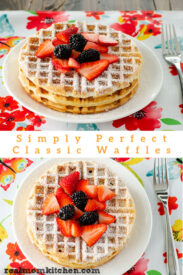 Simply Perfect Classic Waffles - Real Mom Kitchen