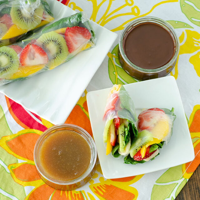 Fruit Spring Rolls - Real Mom Kitchen - Appetizer - Real Mom Kitchen