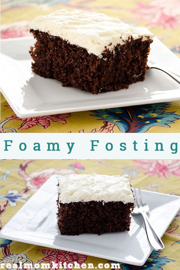 Foamy Frosting - Real Mom Kitchen