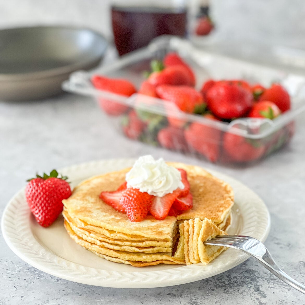 Perfectly Thin Pancakes Made Easy - Real Mom Kitchen