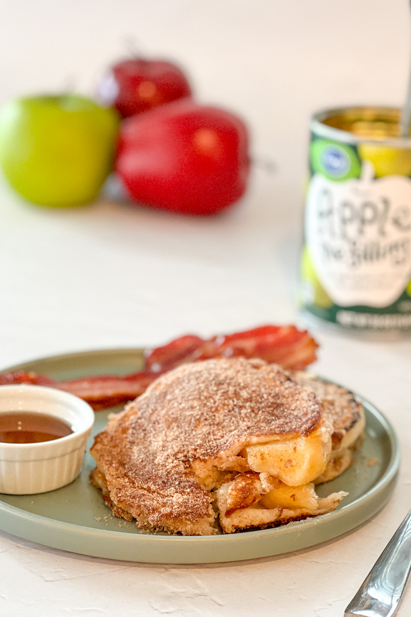 Apple Pie Pancake Pockets - Real Mom Kitchen - Breakfast
