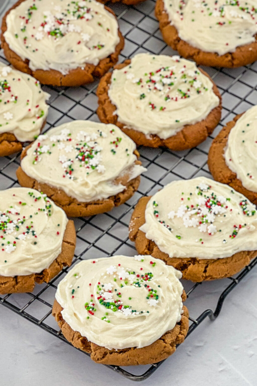 Frosted Gingerbread Cookies - Real Mom Kitchen