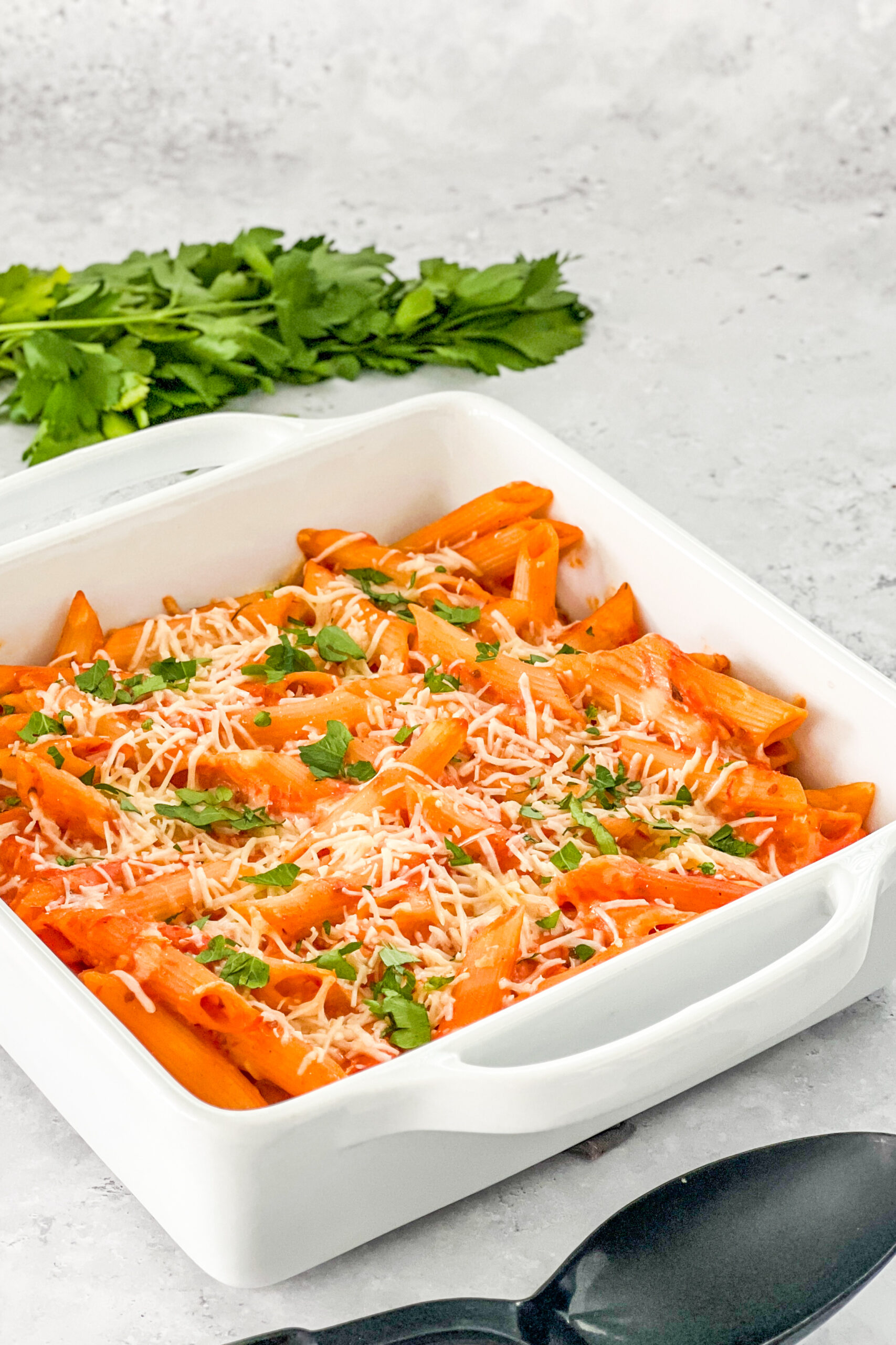 Red and White Baked Pasta - Real Mom Kitchen