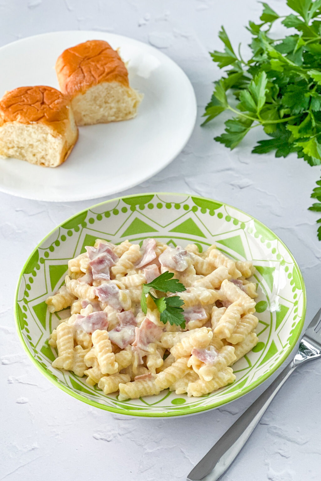 Skillet Ham and Cheese Pasta - Real Mom Kitchen