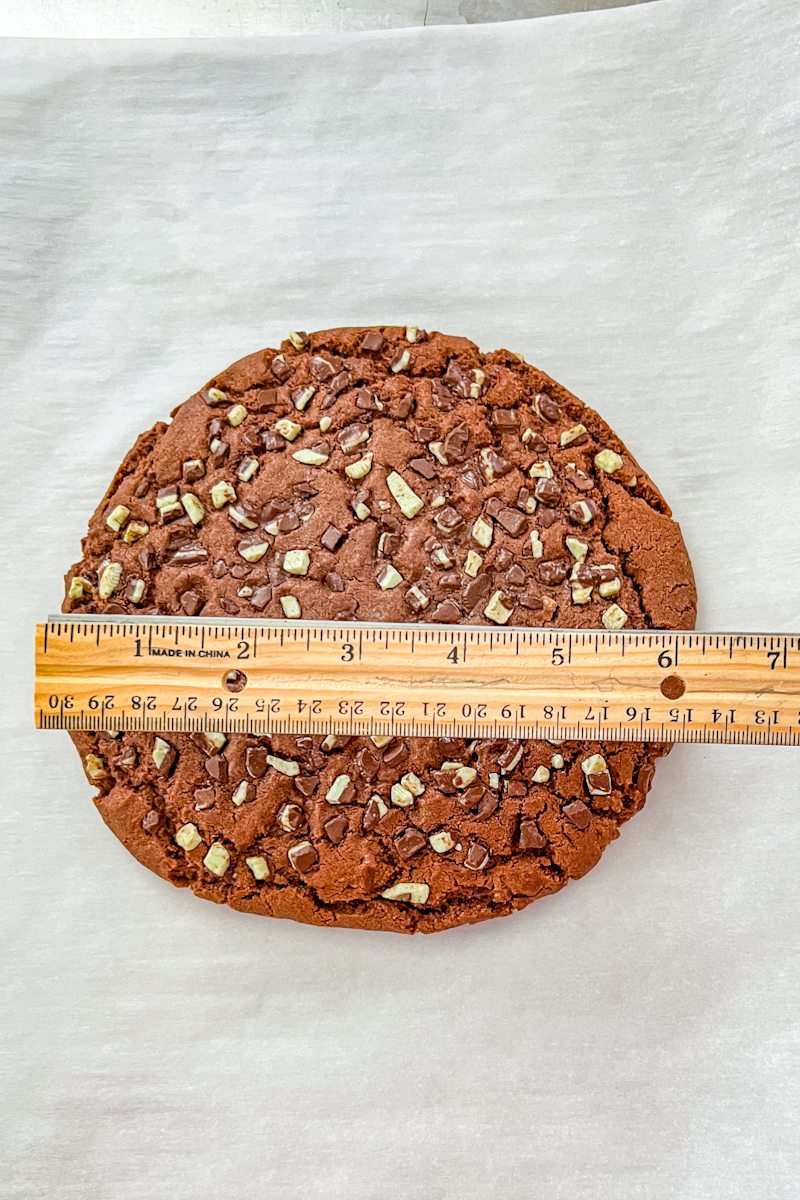 Irresistible Giant Chocolate Fudge Mint Cookie Recipe! - Real Mom ...