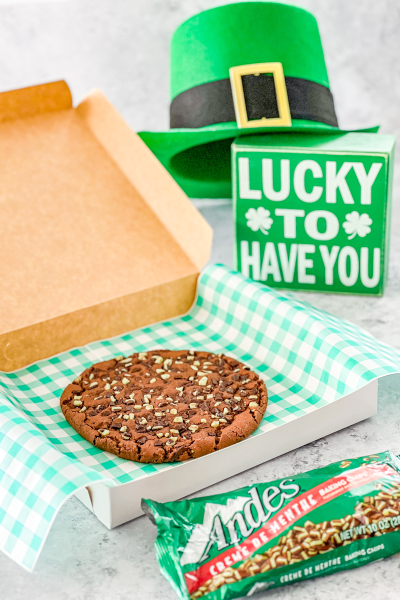 Irresistible Giant Chocolate Fudge Mint Cookie Recipe! - Real Mom ...