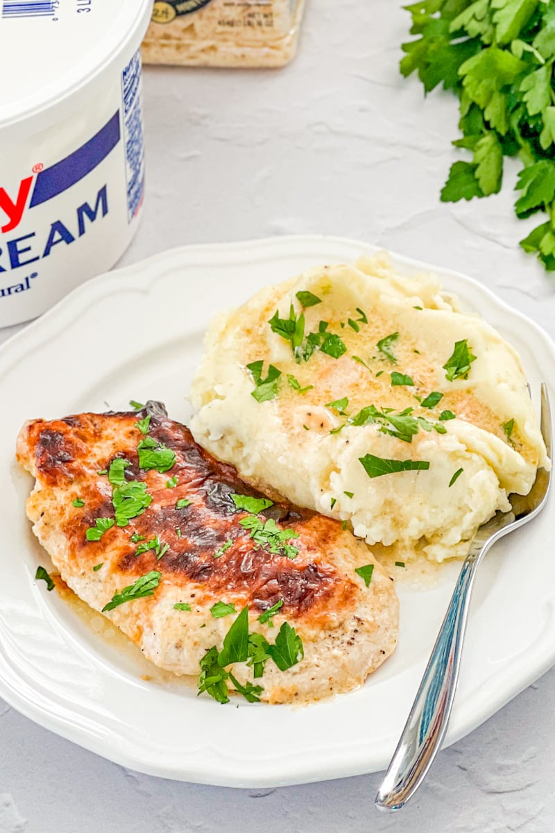 A Simple and Tasty Baked Creamy Caesar Chicken Dish - Real Mom Kitchen ...