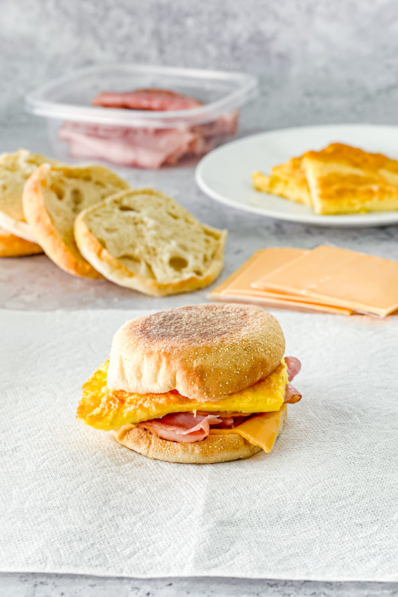 Make Ahead Breakfast Sandwiches - Real Mom Kitchen - Breakfast
