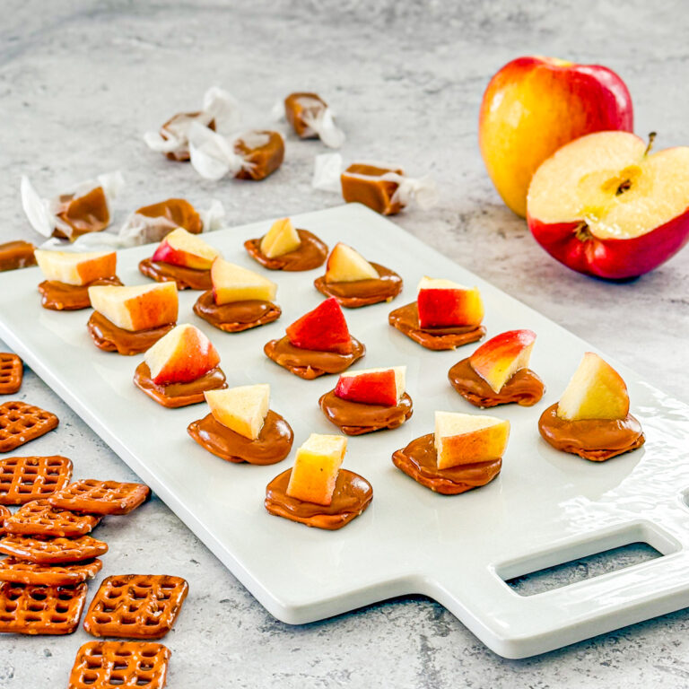 Caramel Apple Pretzel Bites - Real Mom Kitchen