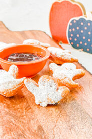 Halloween No Yeast Ghost Beignets - Real Mom Kitchen
