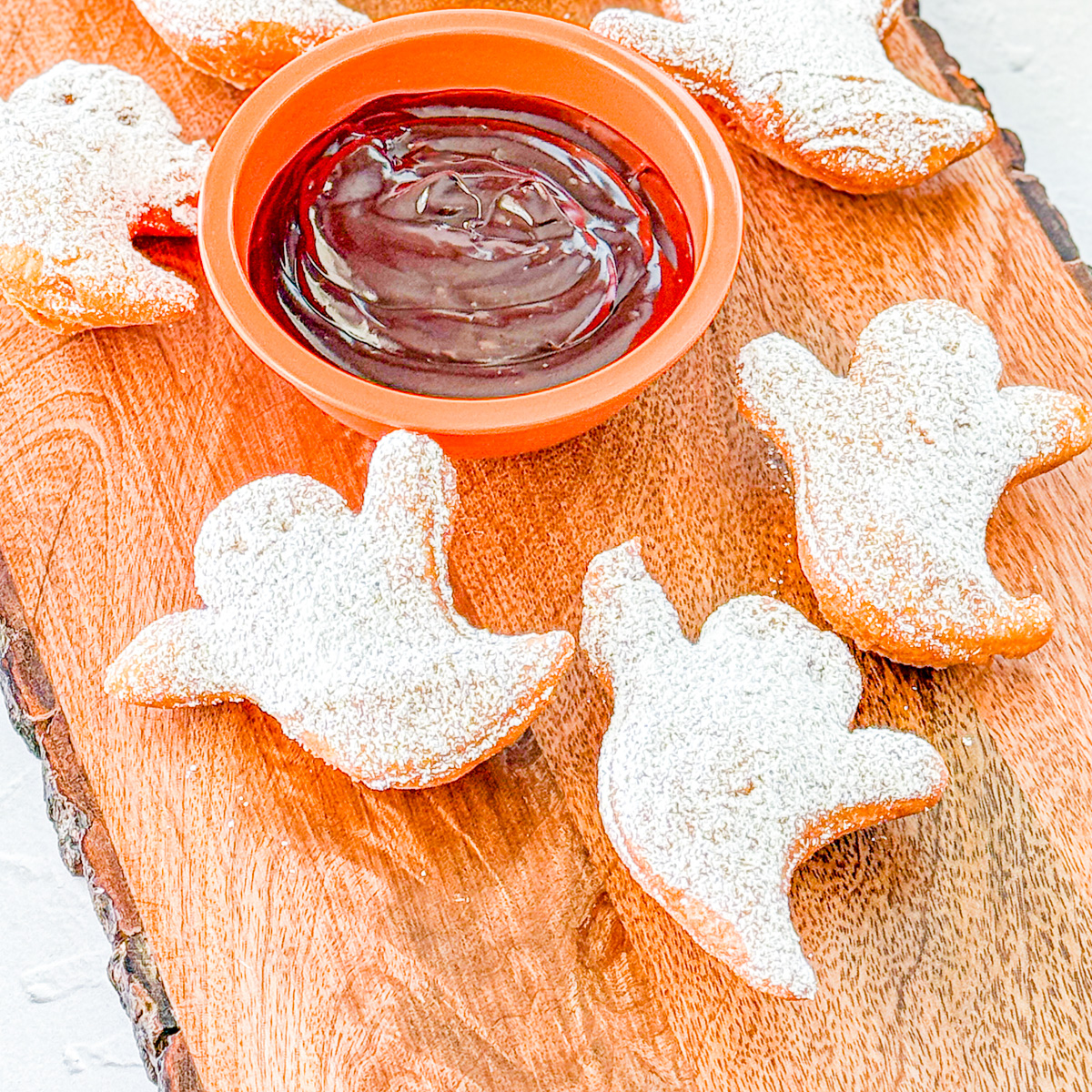 Halloween No Yeast Ghost Beignets - Real Mom Kitchen