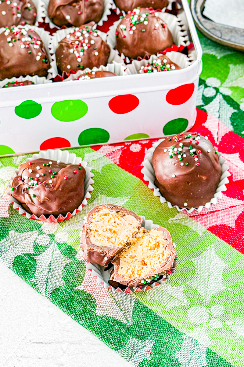 Chocolate-Covered Peanut Butter Krispie Balls - Real Mom Kitchen