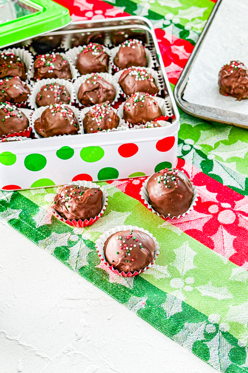 Chocolate-Covered Peanut Butter Krispie Balls - Real Mom Kitchen