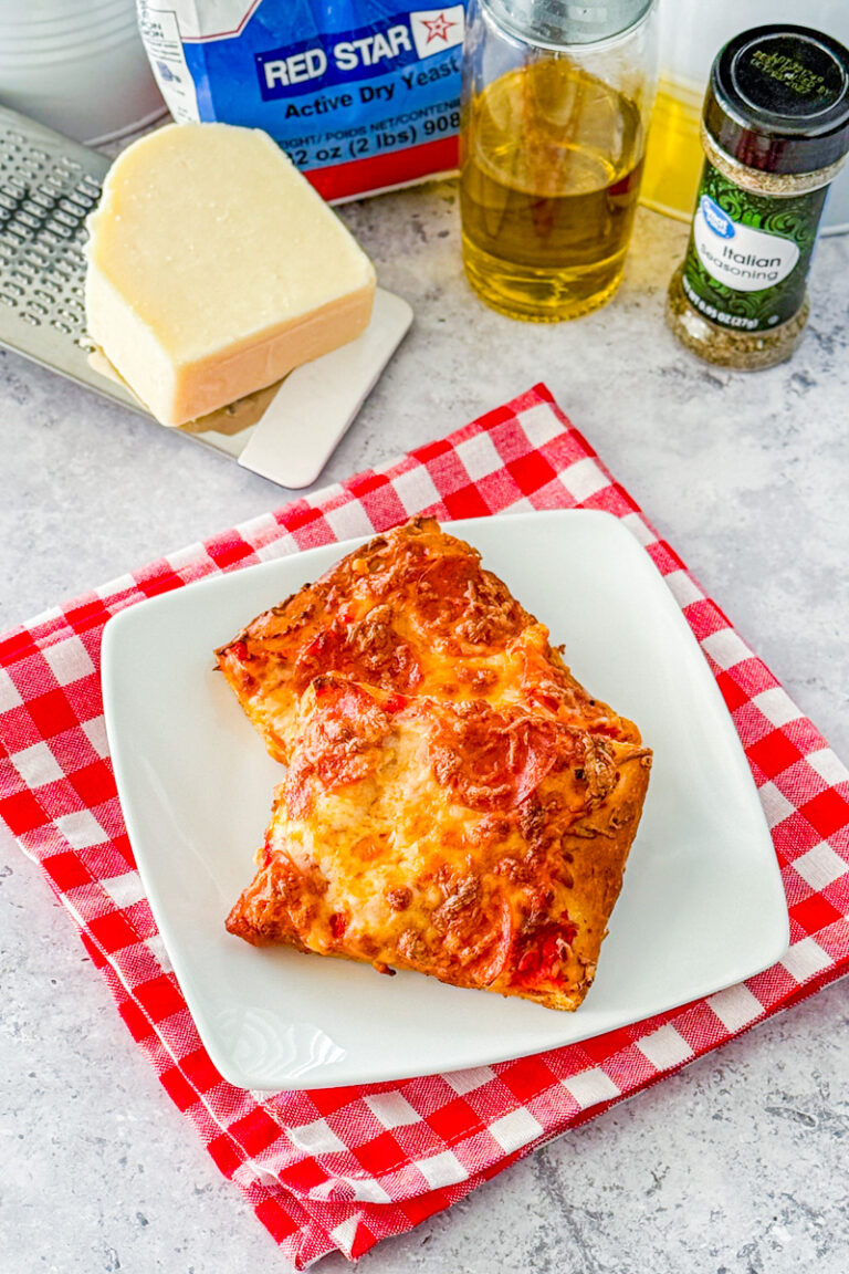 Focaccia Pepperoni Pizza - Real Mom Kitchen