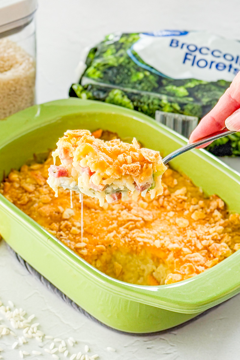Ham and Broccoli Rice Casserole - Real Mom Kitchen