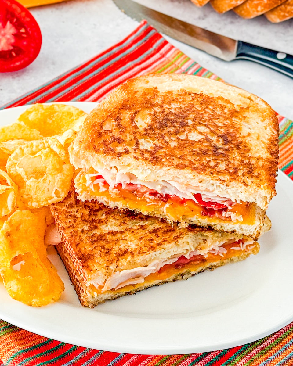 Grilled Turkey Melt - Real Mom Kitchen