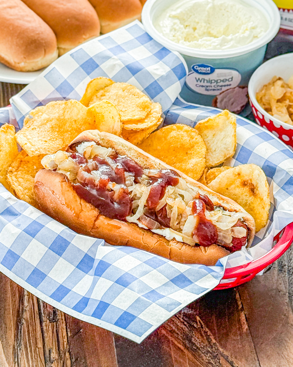 Seattle Style Hot Dogs - Real Mom Kitchen