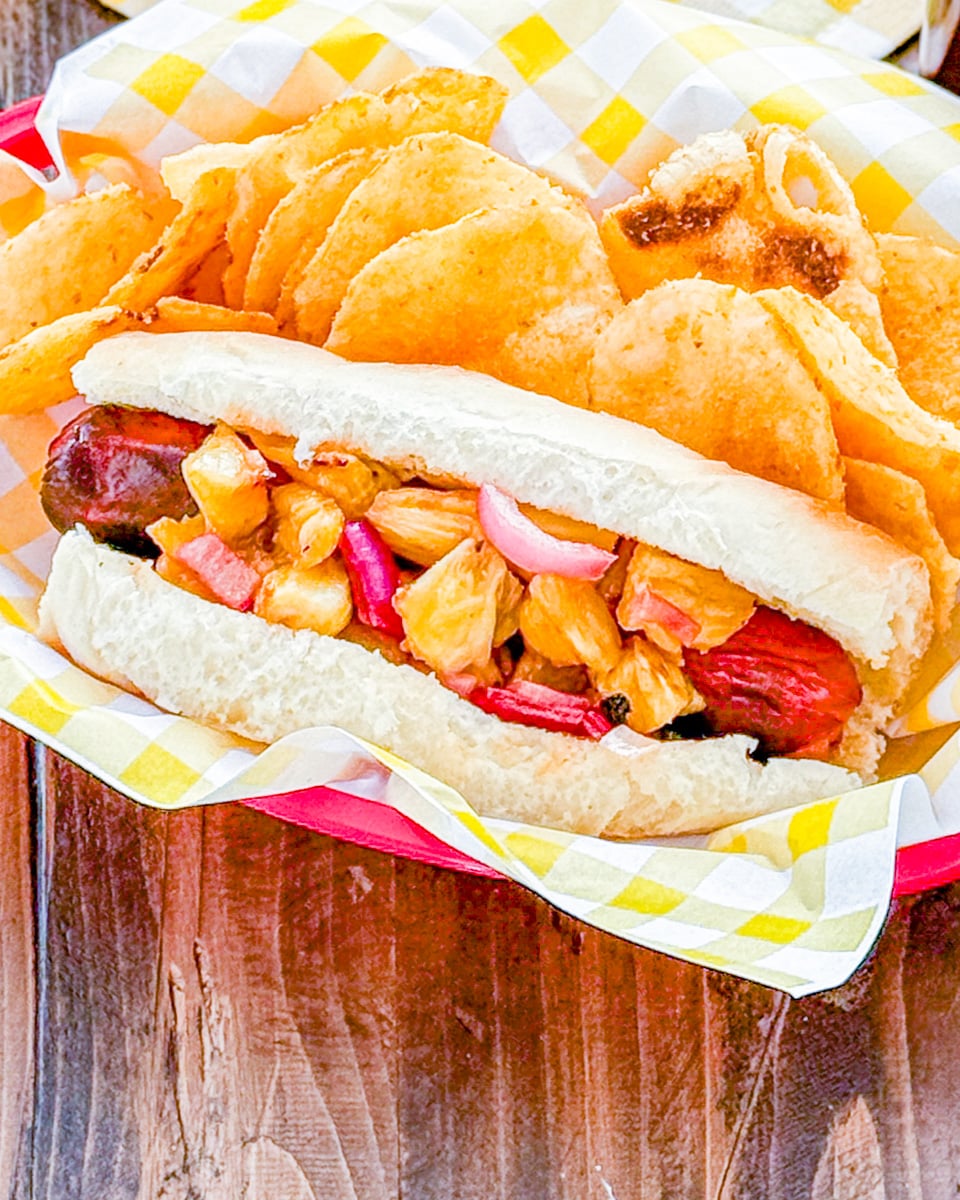 Grilled Hawaiian Hot Dogs - Real Mom Kitchen