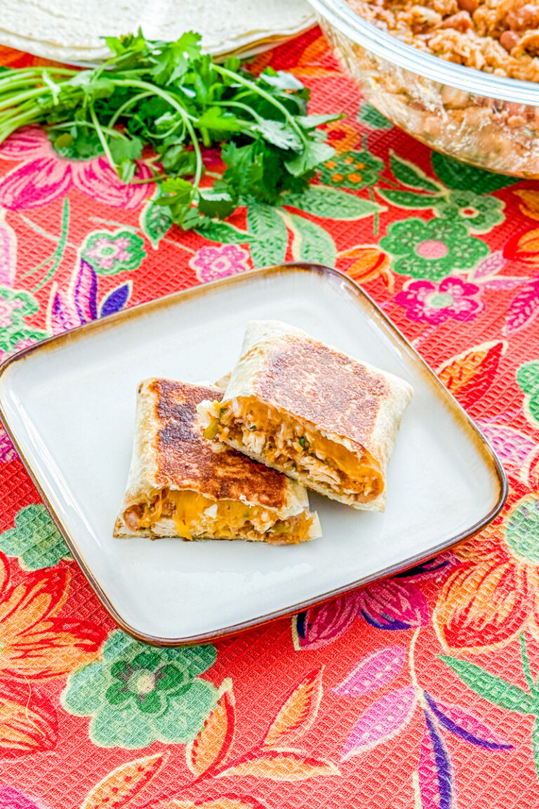 Crispy Chicken Enchilada Wraps - Real Mom Kitchen
