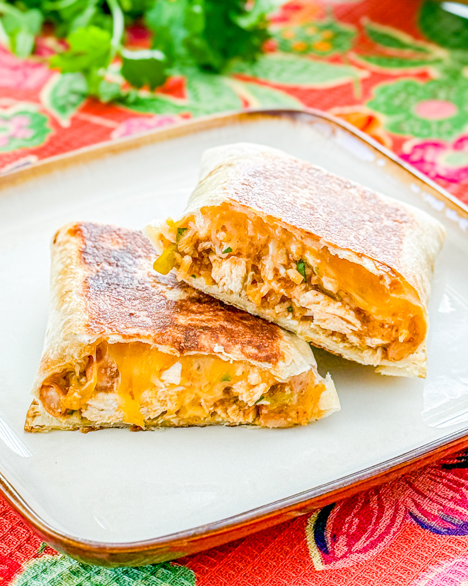 Crispy Chicken Enchilada Wraps - Real Mom Kitchen