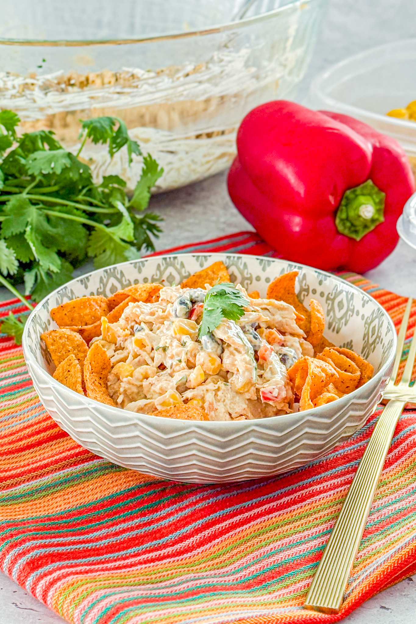 Frito Fiesta Chicken Salad - Real Mom Kitchen