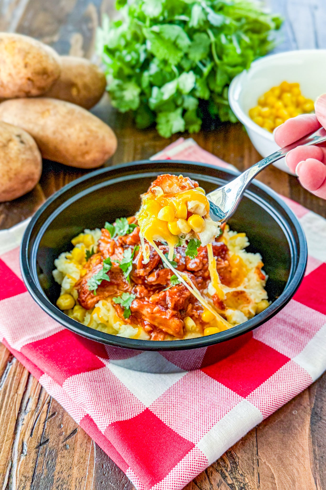 BBQ Chicken Buddy Bowls - Real Mom Kitchen