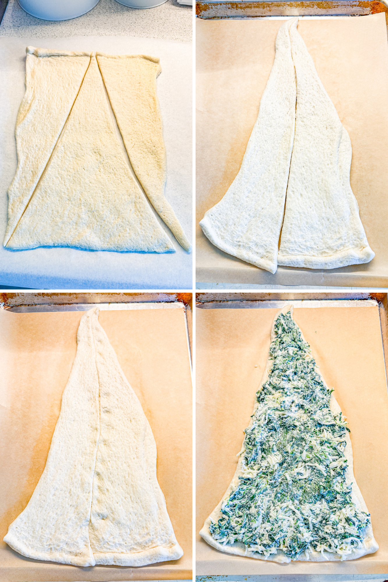 Christmas Tree Spinach Dip Breadsticks - Real Mom Kitchen