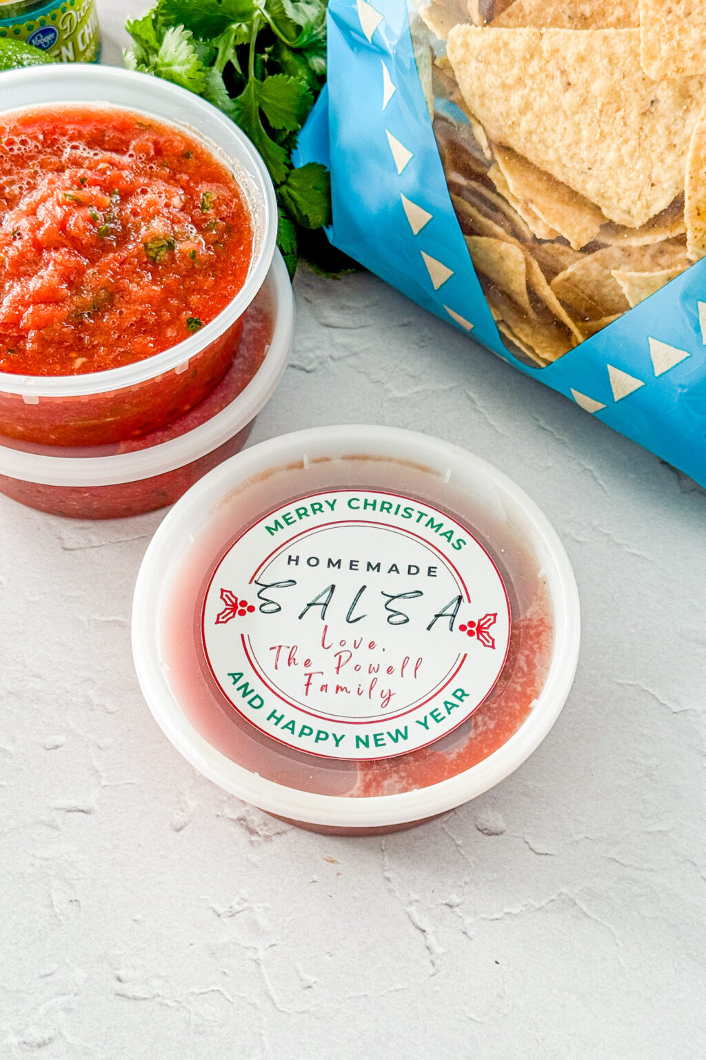 Homemade Blender Salsa with Printable Label - Real Mom Kitchen